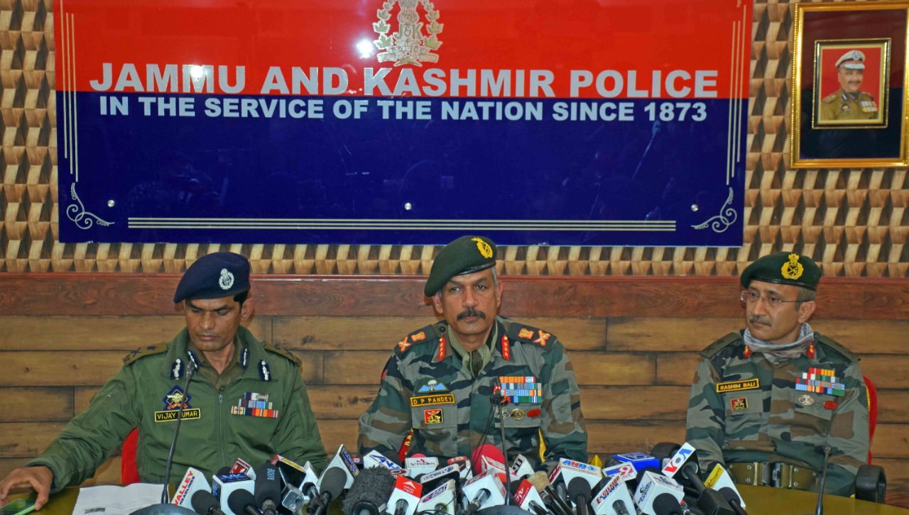 Working on two-pronged strategy in Kashmir: GoC 15 Corps D P Pandey ...