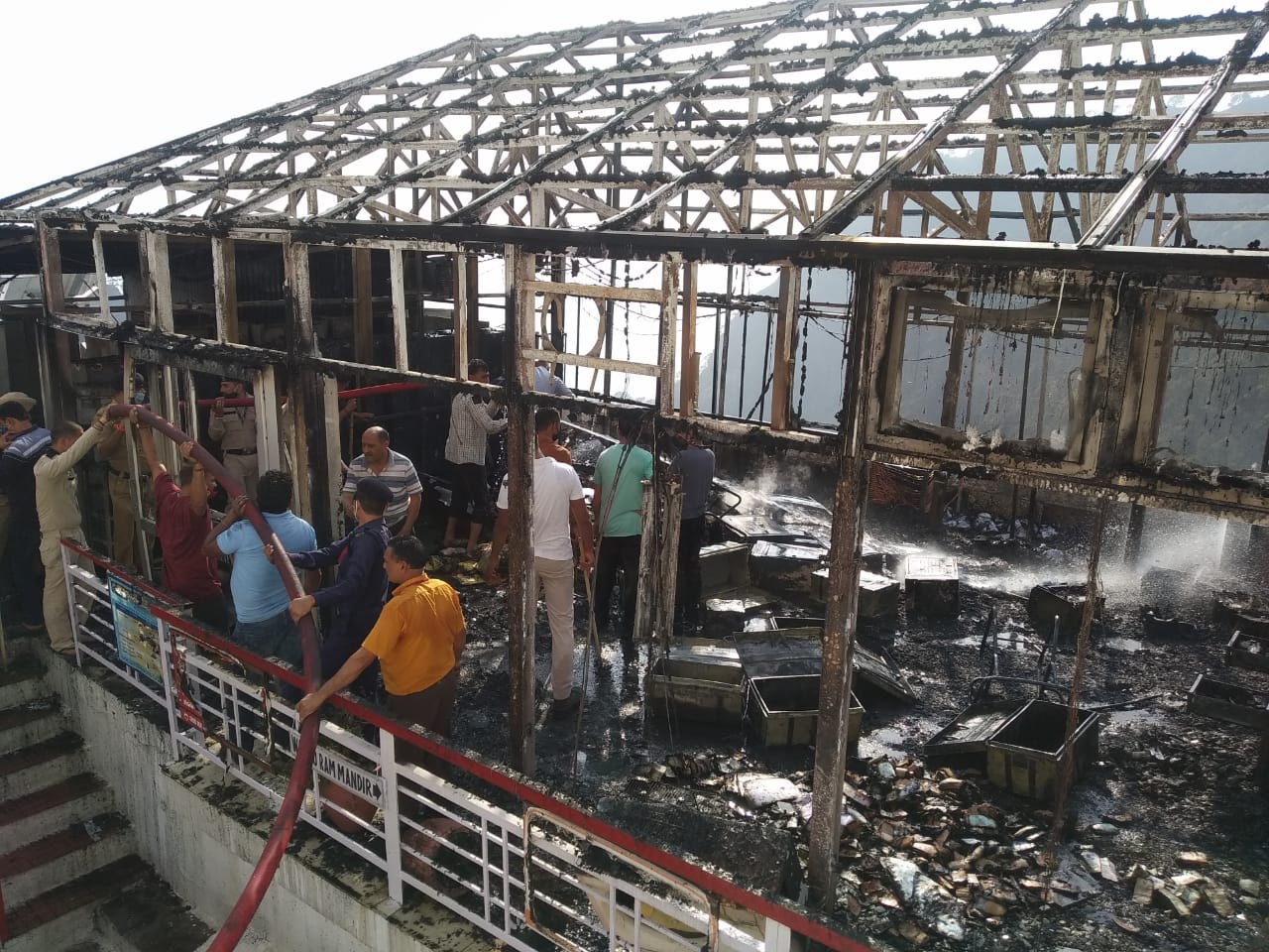 Massive fire at Vaishno Devi Bhawan in Jammu’s Katra – The Dispatch