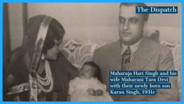Maharaja Hari Singh and Maharani Tara Devi with newly born Karan Singh ...
