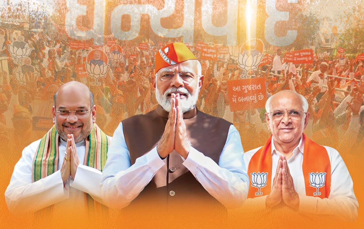 156/182: Historic win for BJP in Gujarat; party gives credit to Modi ...