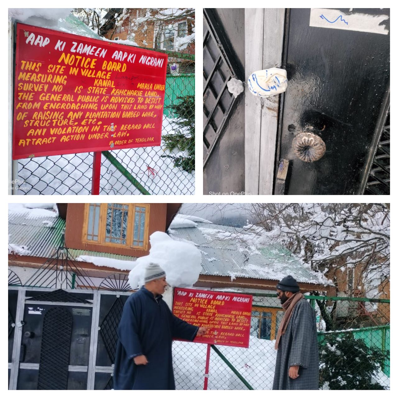 Illegally raised Green Acker Guest House Pahalgam by Ex. EO MC Pahalgam ...