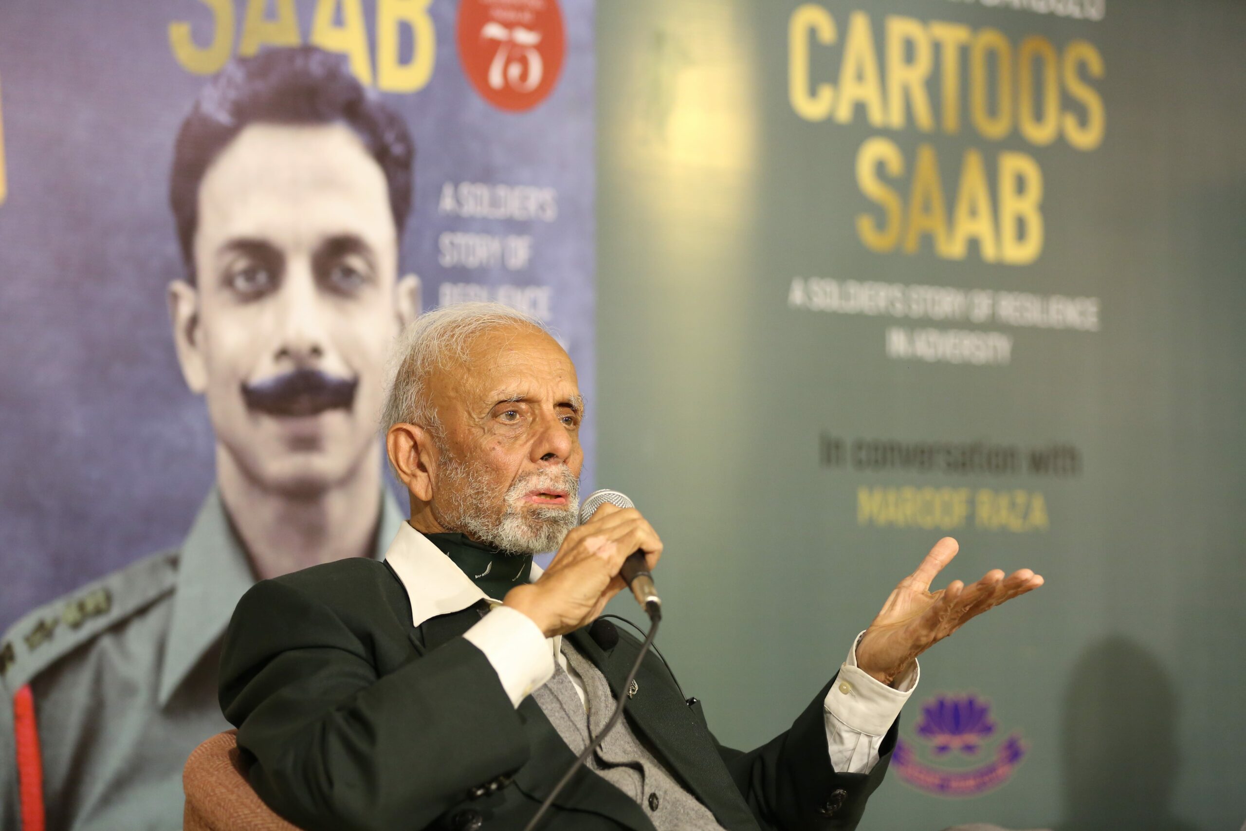 “Cartoos Saab”: This book recounts the inspirational life story of Maj ...