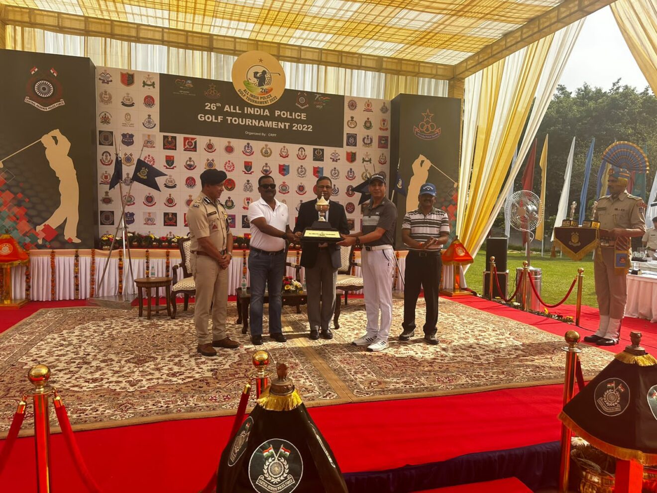 ADGP Alok Kumar, SSP Pawan Parihar won Golf Gross Team trophy in 26th ...