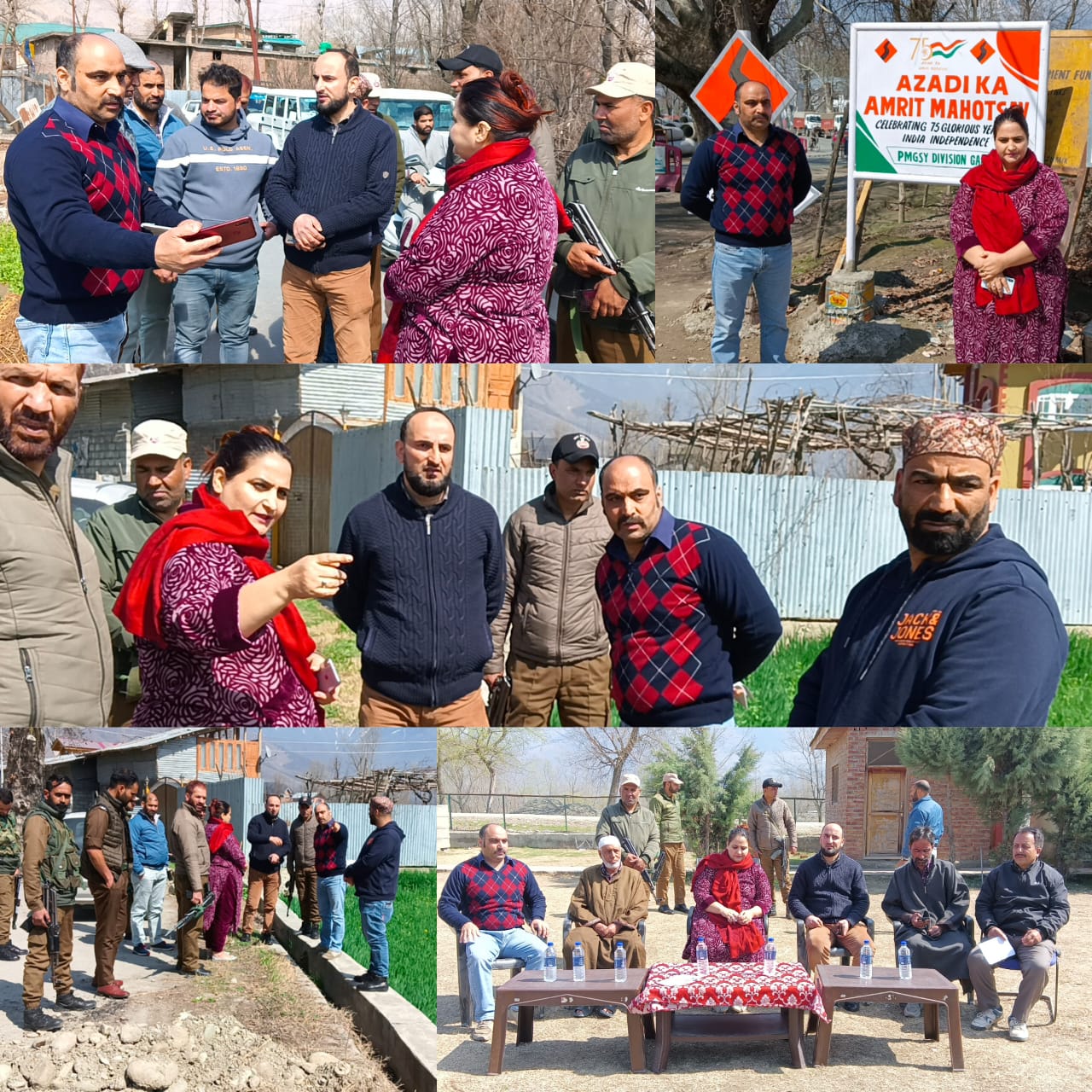 Nuzhat Ishfaq lays foundation stone for upgradation of road in ...