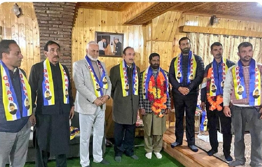 Sr. NC leader, DDC Chairman Mohammad Gorsi joins DPAP – The Dispatch