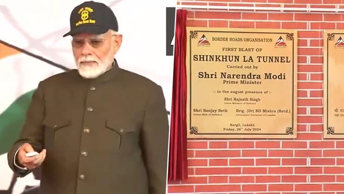 PM Modi conducts ‘First Blast’ of Shinkun La tunnel – The Dispatch