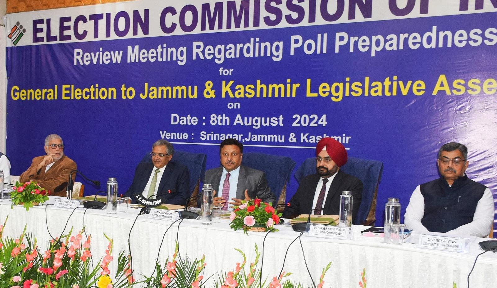 ECI visit: Political parties demands for immediate assembly election in ...